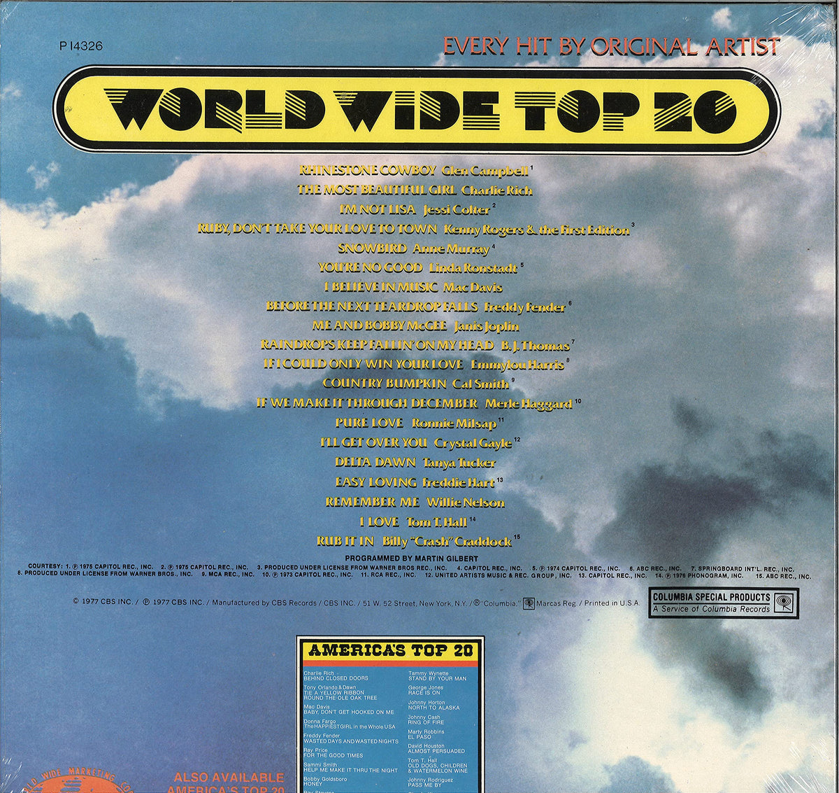 Various Artists World Wide Top 20 – Country Music USA