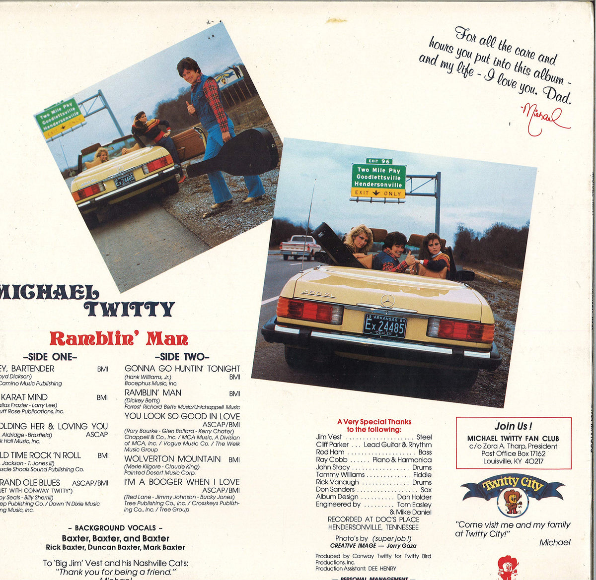 Michael Twitty Ramblin' Man – Country Music USA