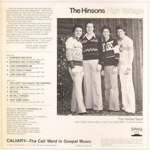 The Hinsons High Voltage – Country Music USA