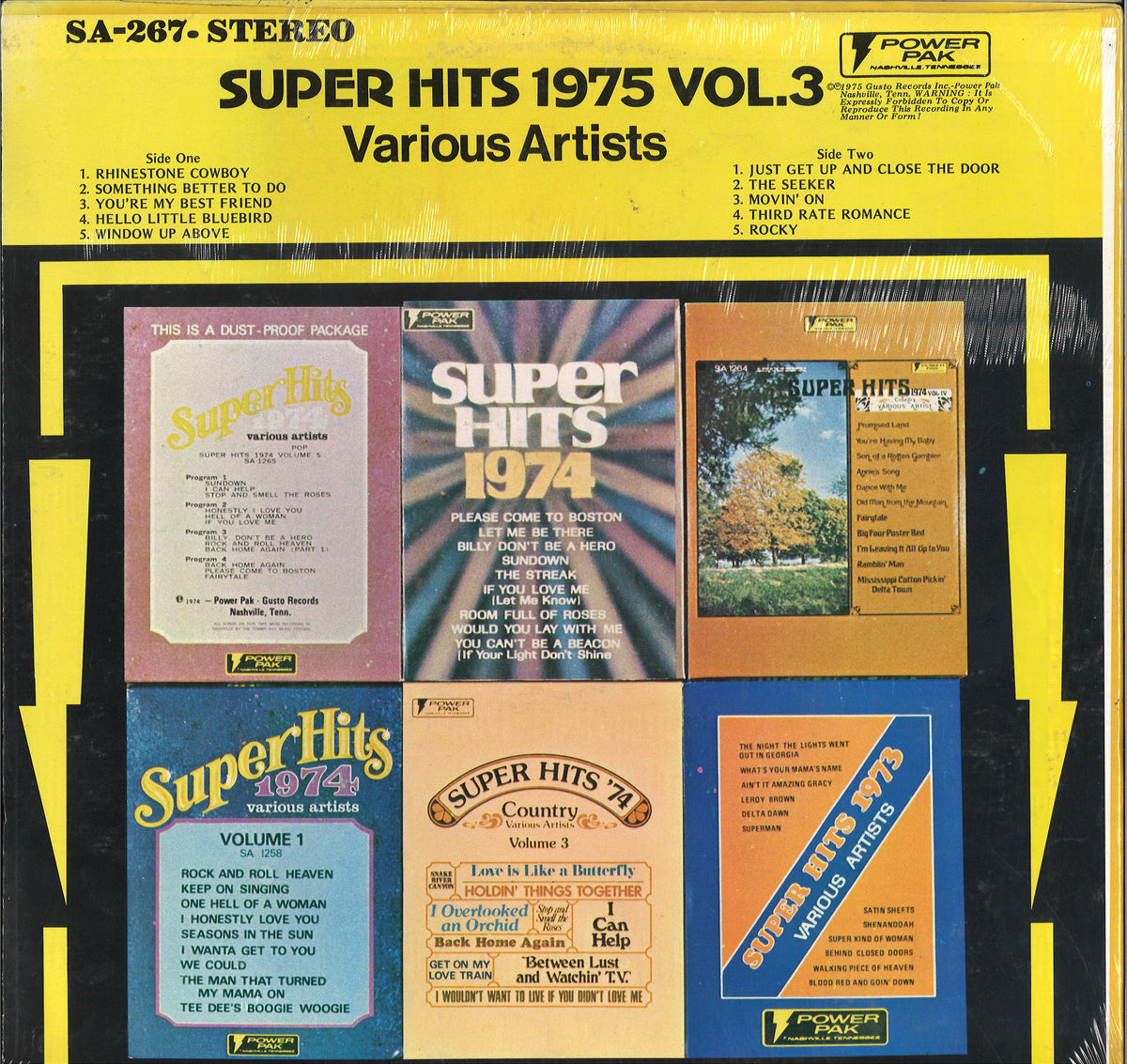 Various Artists Super Hits 1975 Vol. 3 – Country Music USA
