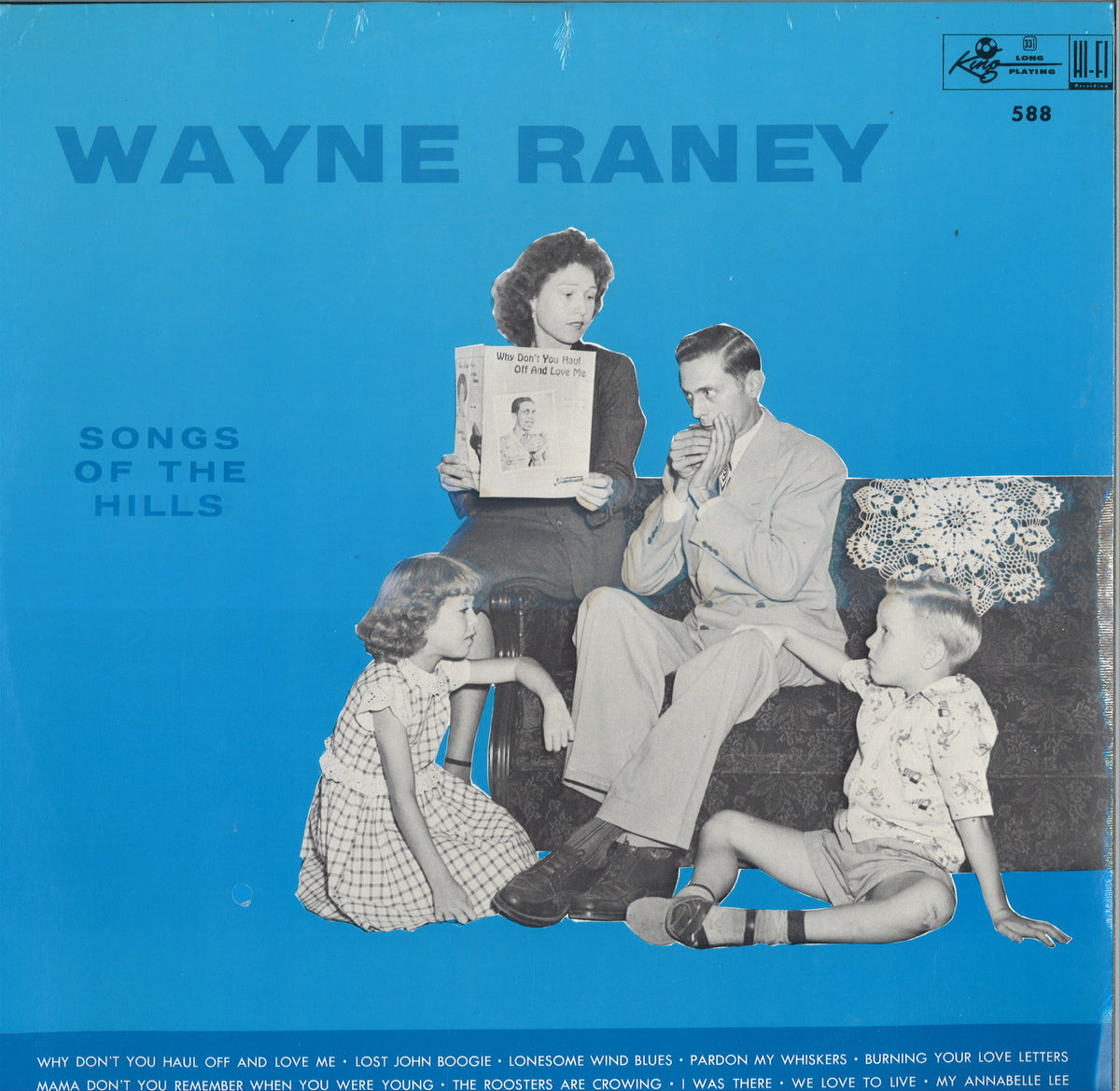 Wayne Raney Songs Of The Hills LP – Country Music USA